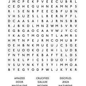 500 Printable Christian Word Search Puzzles - Etsy