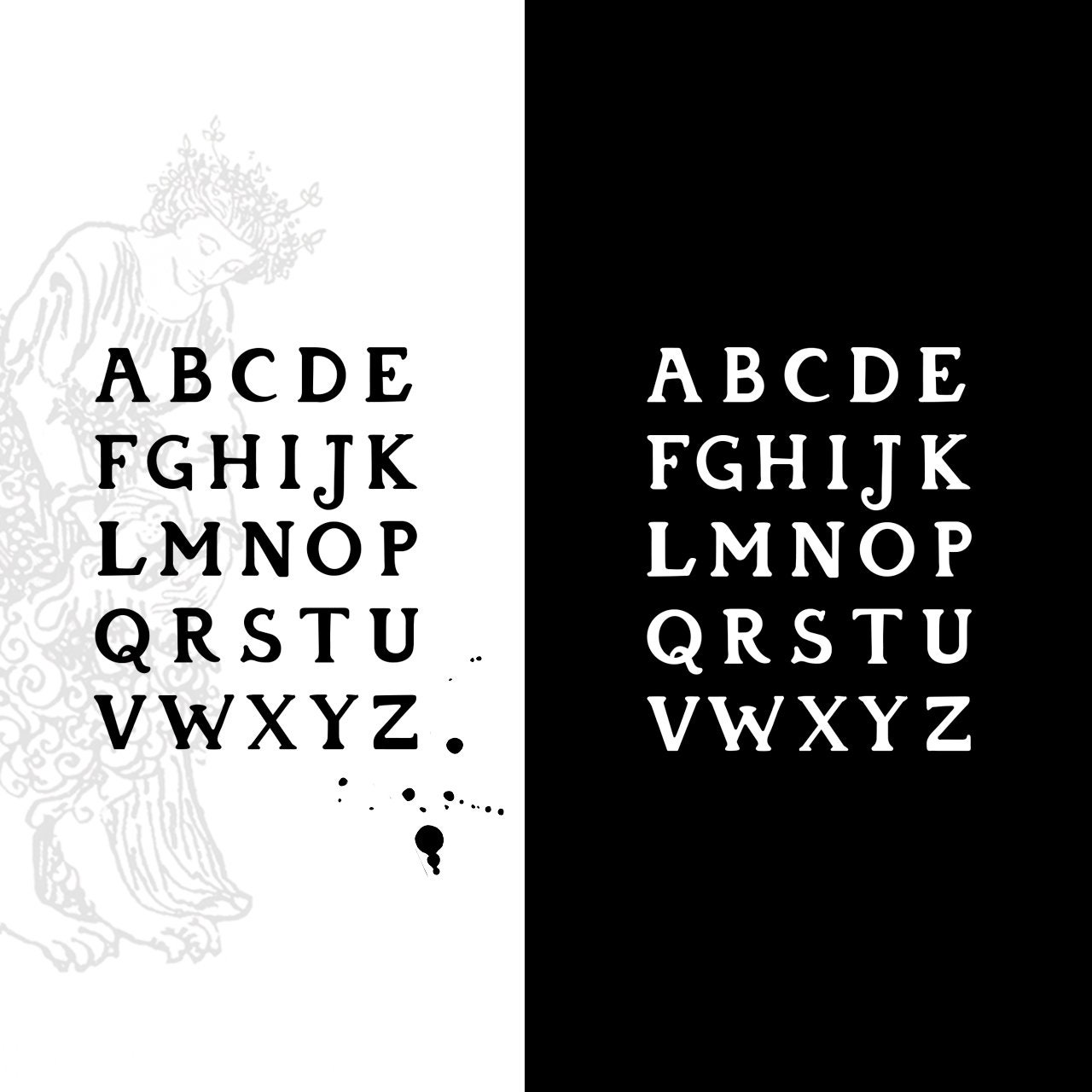 Tarotheque Tarot Card Font TTF / OTF Hand-drawn Incl Lowercase and ...