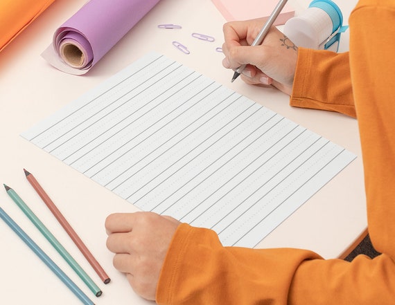 Handwriting Penmanship Paper Printable Sheet High Resolution | Etsy