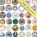 100 Printable Vintage Miniature Plates | 1:24 Scale (digital Download ...