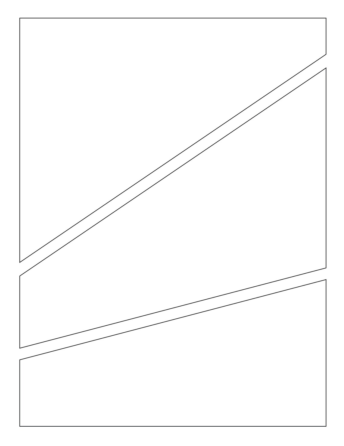 Printable DIY Comic Grids 150 Different Templates PDF Format 8.5 X 11 ...