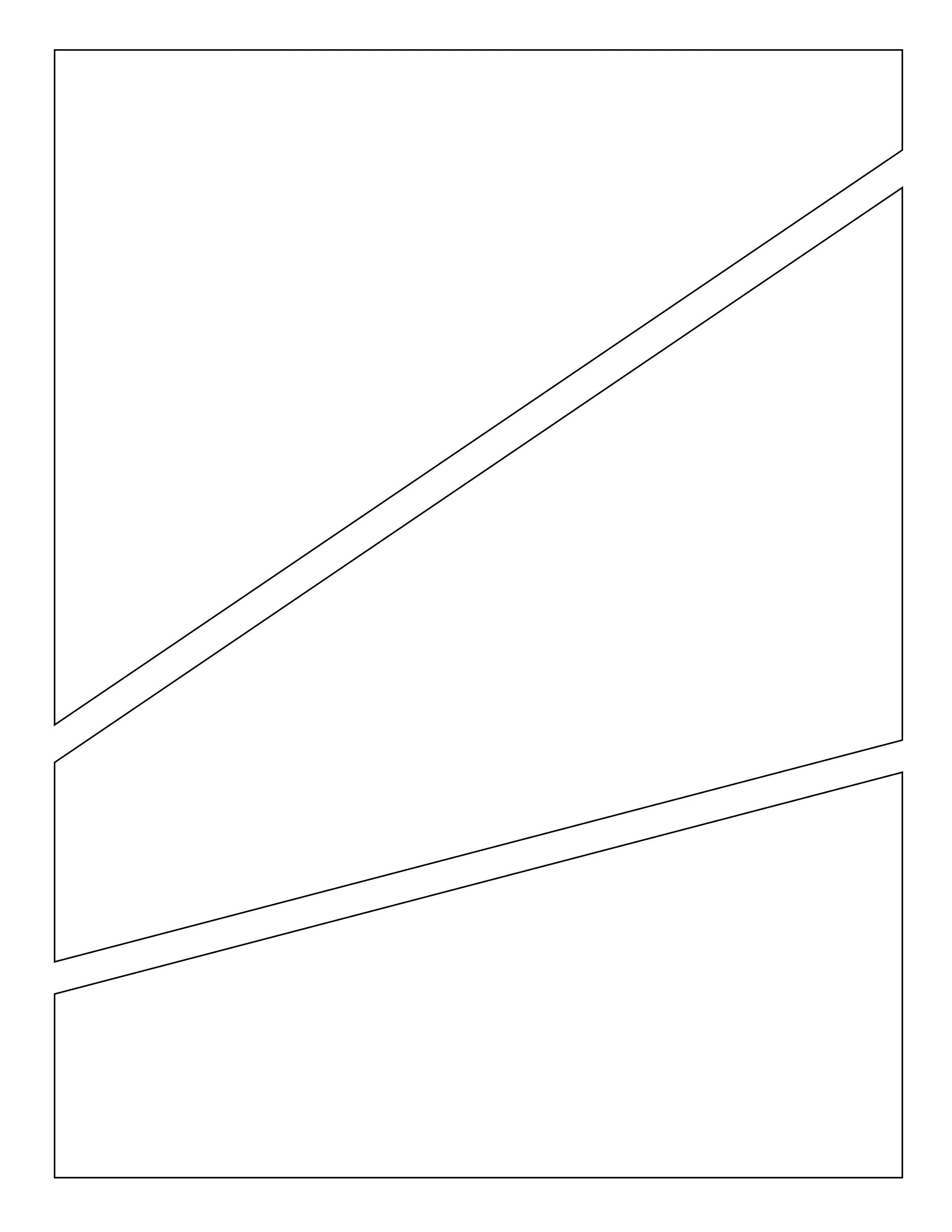 Printable DIY Comic Grids 150 Different Templates PDF Format 8.5 X 11 ...