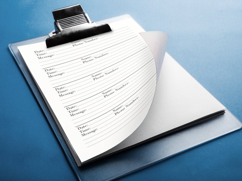 Phone Call Log Printable Sheet | High Resolution JPG File 8.5" X 11 ...