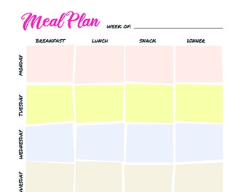 Intermittent Fasting Tracker. Printable Planner Insert - Etsy