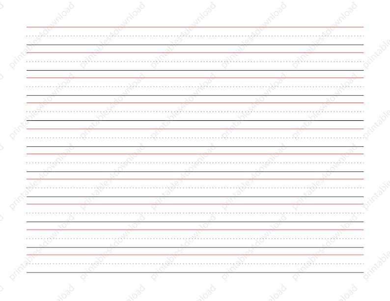 Printable Writing Practice Paper 20 Template Collection High Resolution ...