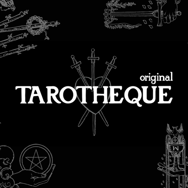 Tarot Font: Hand-drawn, Inspired by A.E. Waite (TTF/OTF Digital ...
