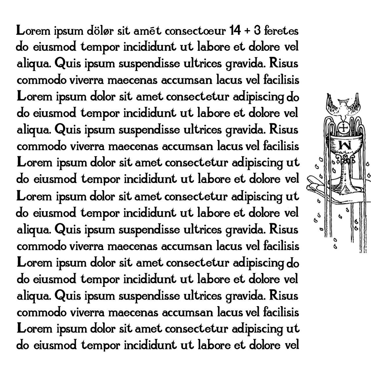 Tarot Font: Hand-drawn, Inspired by A.E. Waite (TTF/OTF Digital ...