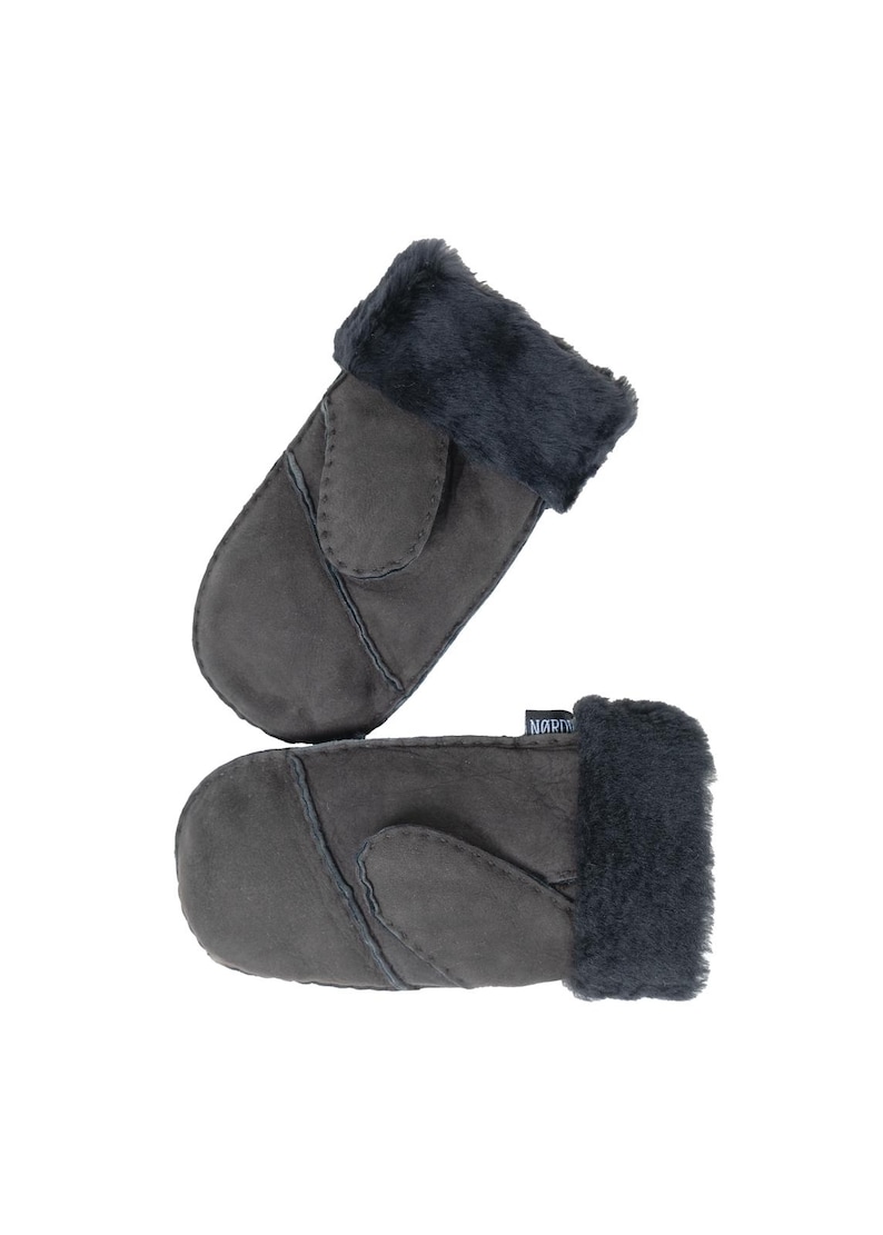 Kids Sheepskin Mittens: Classic Style, Fold Back Cuff (ages 3-8) - Etsy