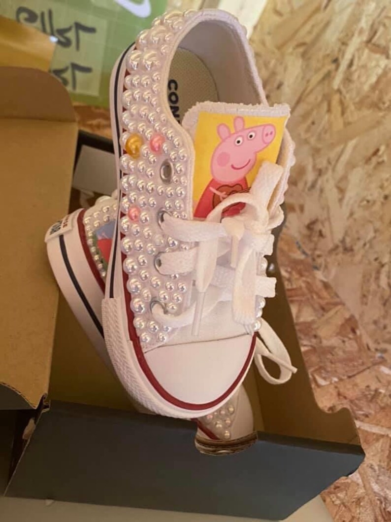 Customized Peppa Pig Converse - Etsy