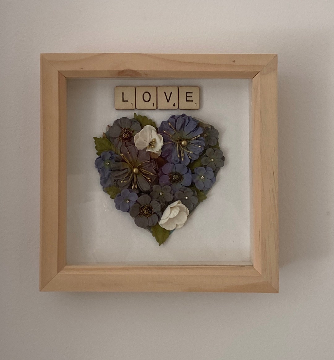 Handmade 20cm X 20cm Deep Box Frame Wall Decoration/letters - Etsy