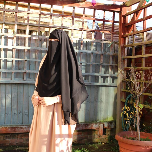 Three Layer Luxury Niqab - Etsy Canada