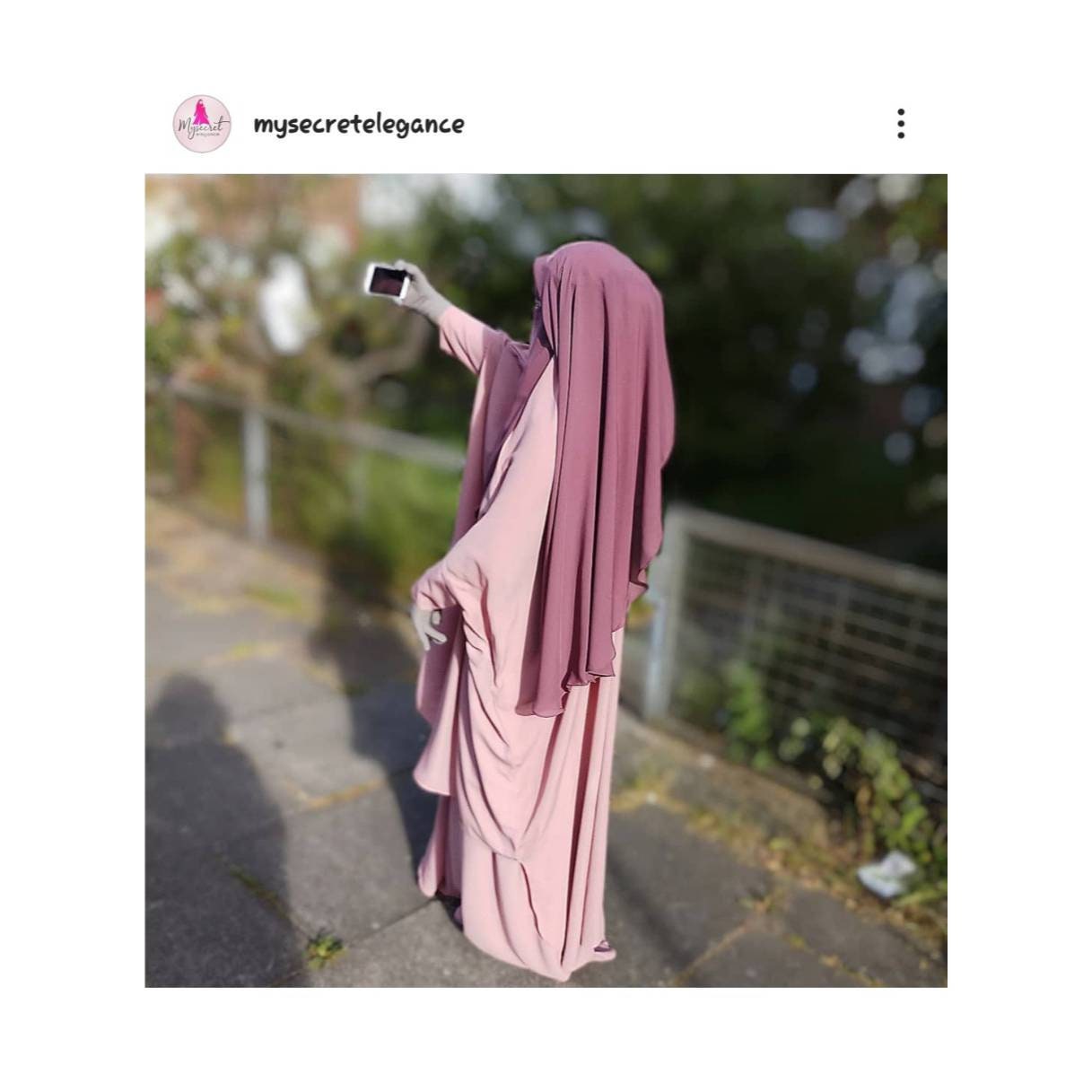 Two Layer Niqab in Pretty Pink, Note Only Niqab abaya scarf hijab ...