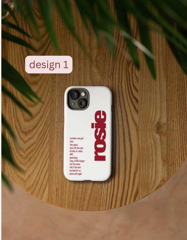 Rosé Rosie Album Kpop Fan Art Tough Case, Cute Phone Cover, Kpop Phone ...