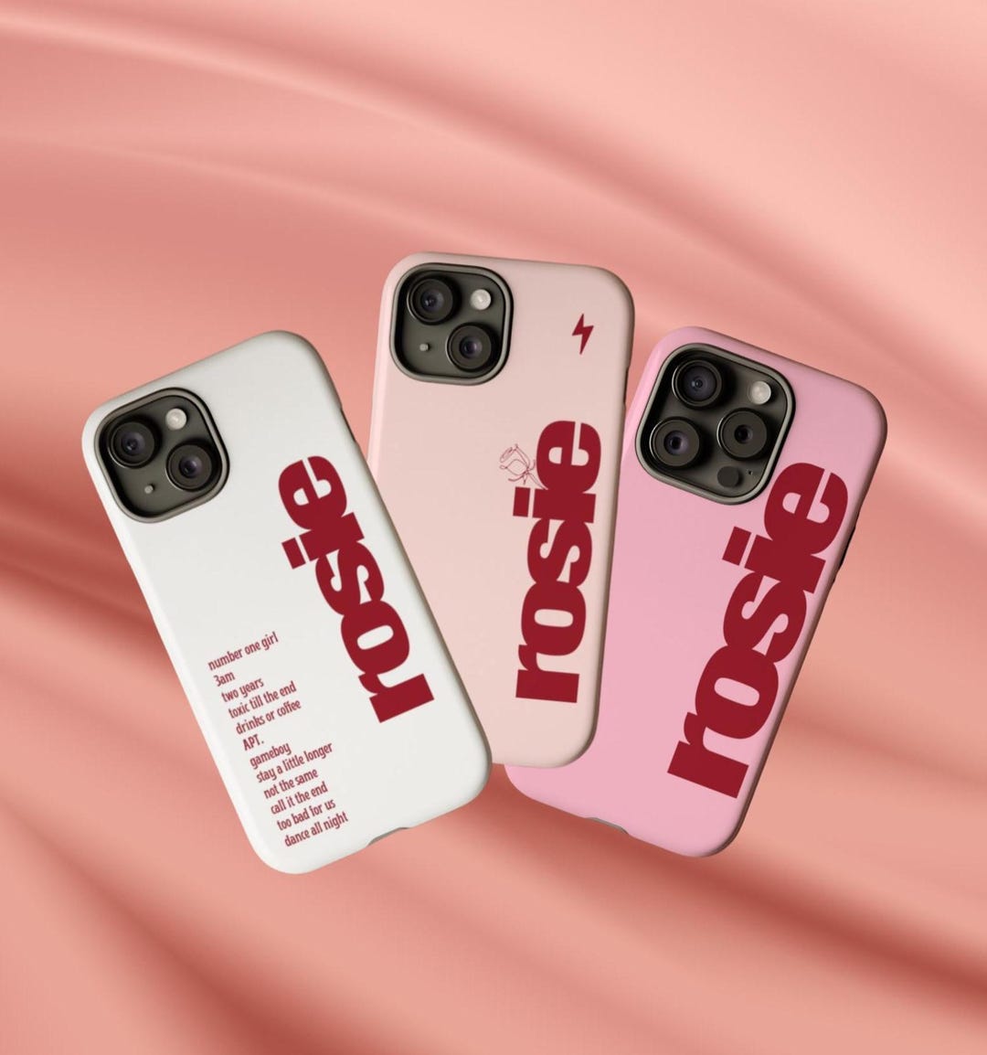 Rosé Rosie Album Kpop Fan Art Tough Case, Cute Phone Cover, Kpop Phone ...