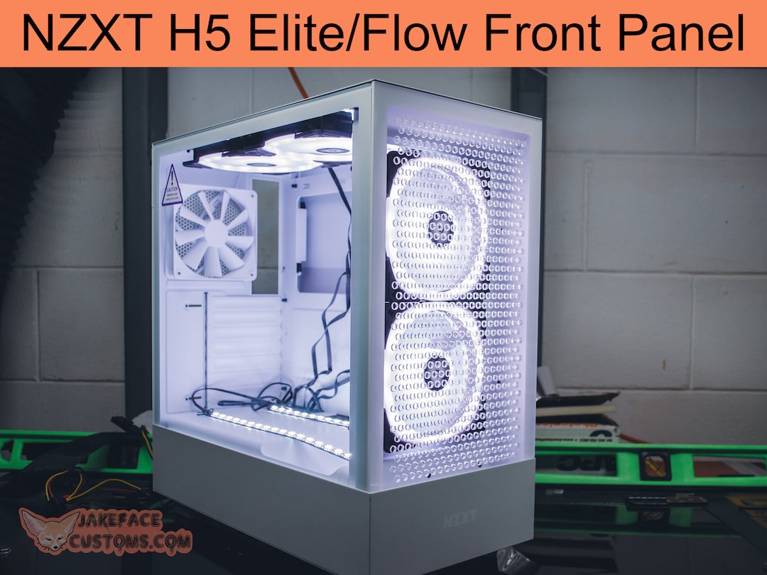 The Original NZXT H5 Elite and Flow Custom Vented Front Panel - Etsy
