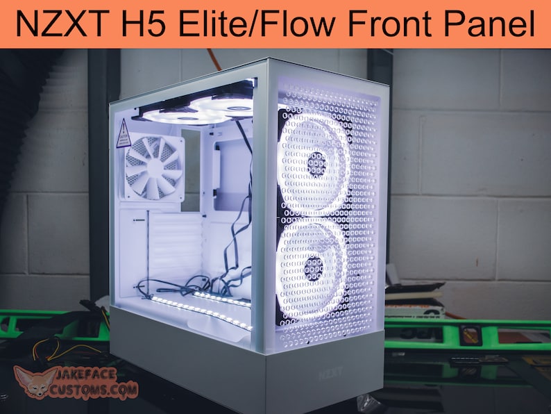 The Original NZXT H5 Elite and Flow Custom Vented Front Panel - Etsy