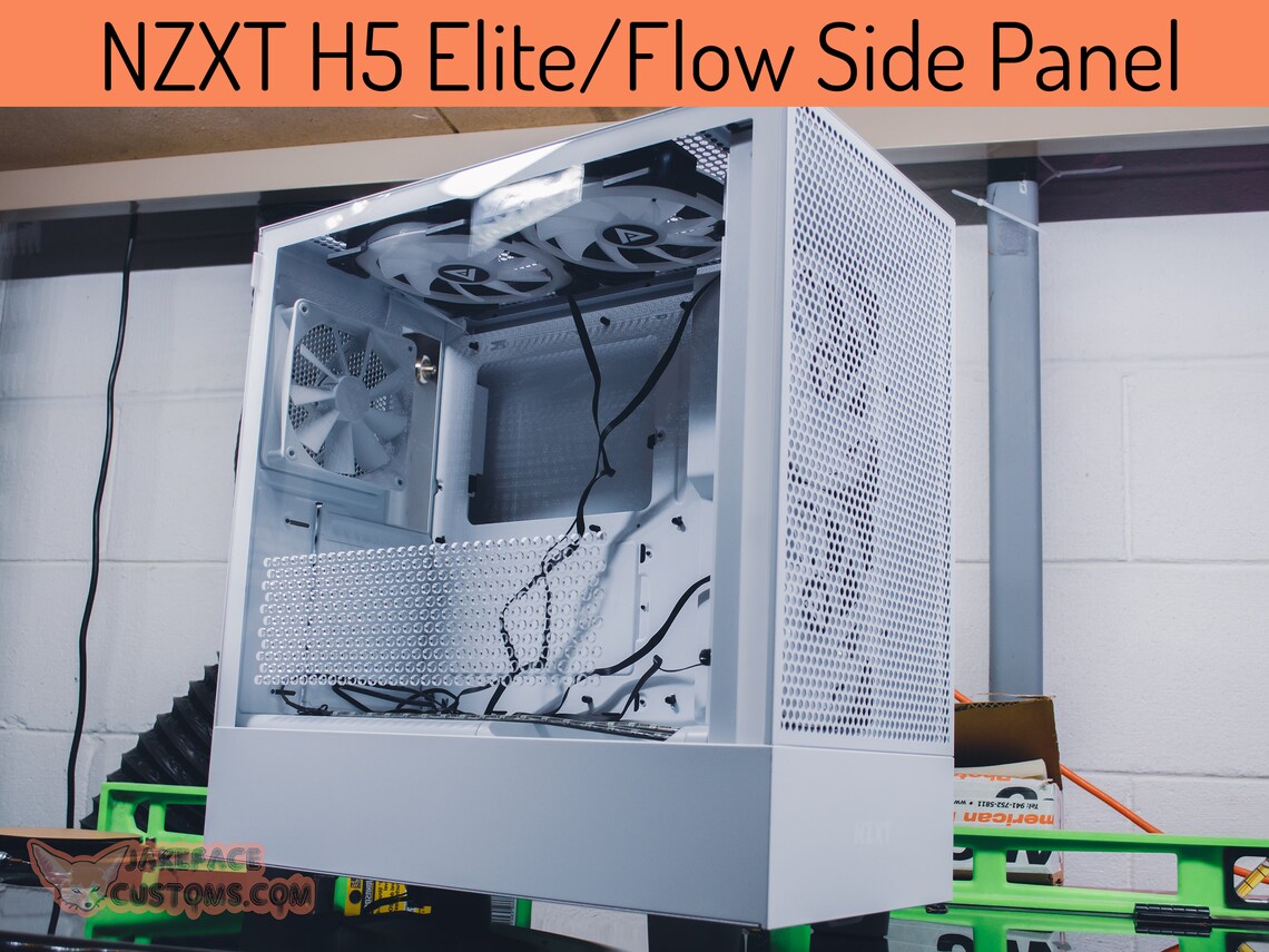 NZXT H5 2022 Elite or Flow Custom Vented Side Panel - Etsy