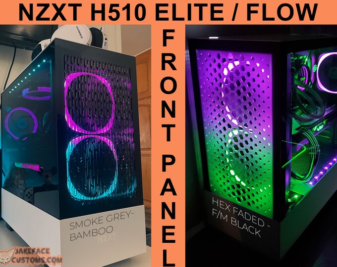 Design Your Own NZXT H510 Elite Flow PC Case Skin Custom Computer Case ...