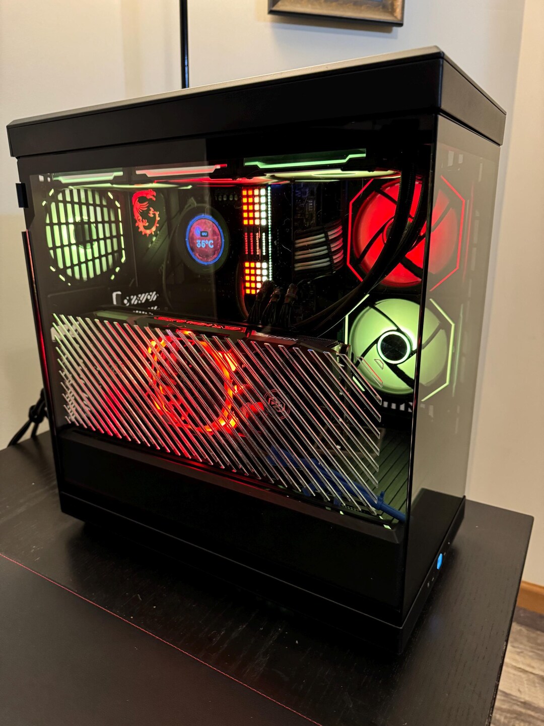 Hyte Y40 Custom Vented Side Panel - Etsy