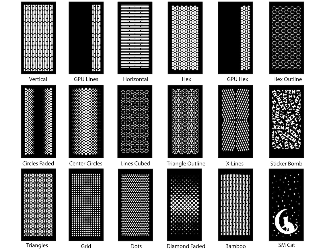 NZXT H1 V1 2020 Custom Vented Front Panel - Etsy