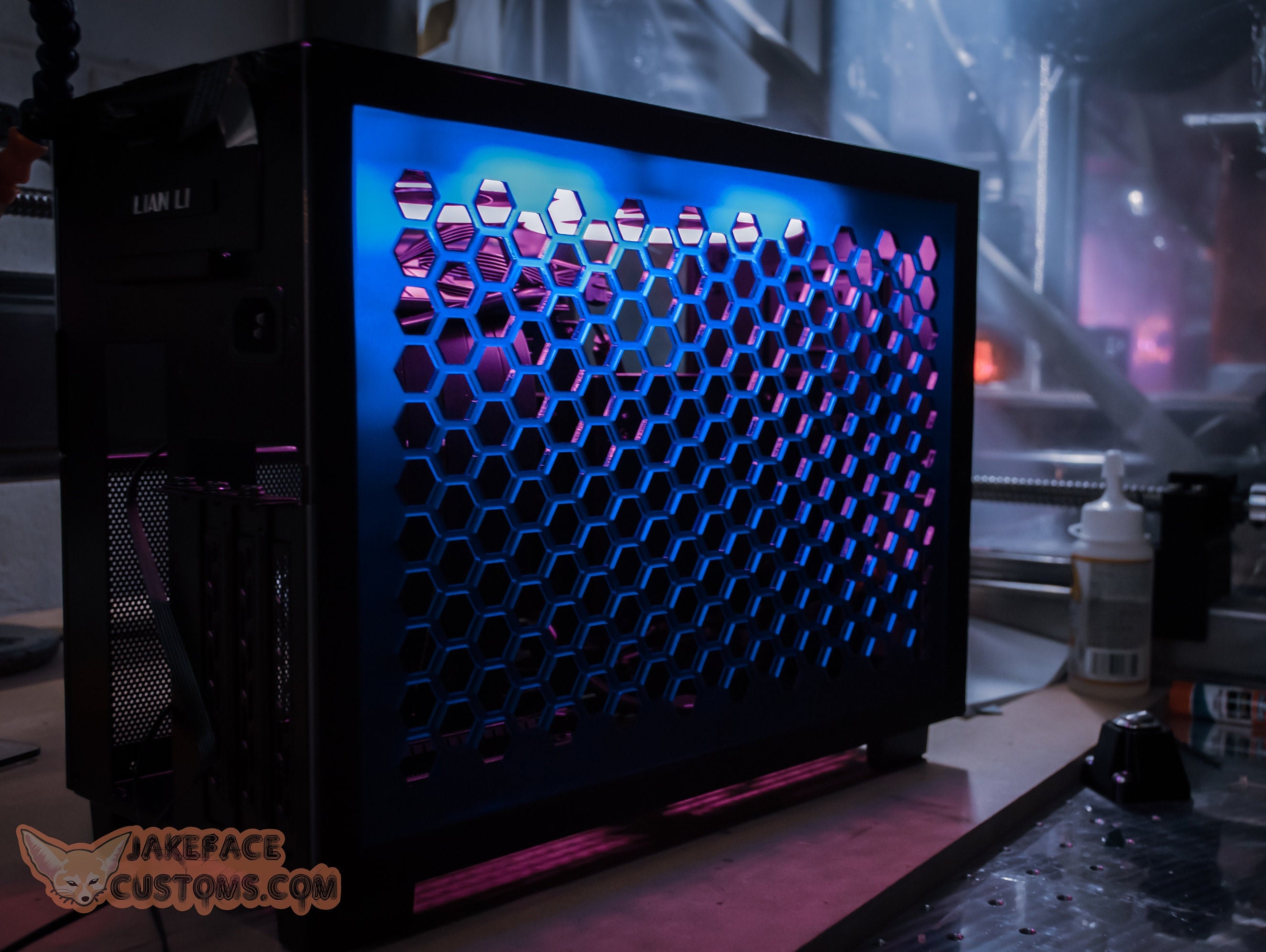 Lian Li Q58 FULL SIZED Custom Vented Side Panel - Etsy