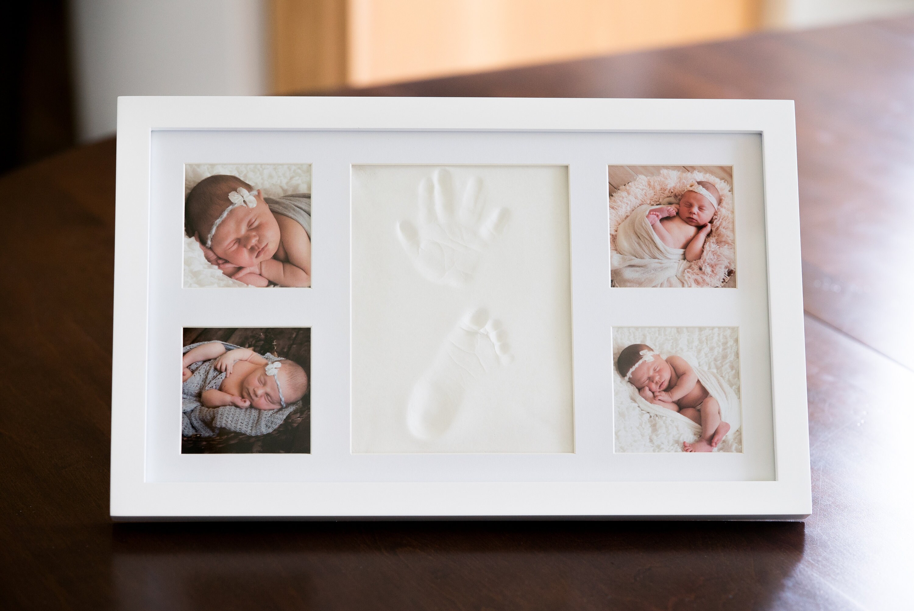 DELUXE Baby Footprint Picture Frame Newborn Keepsake Kit - Etsy Hong Kong