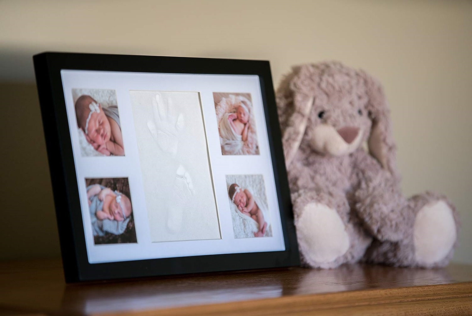 DELUXE Baby Handprint & Footprint Picture Frame Newborn | Etsy