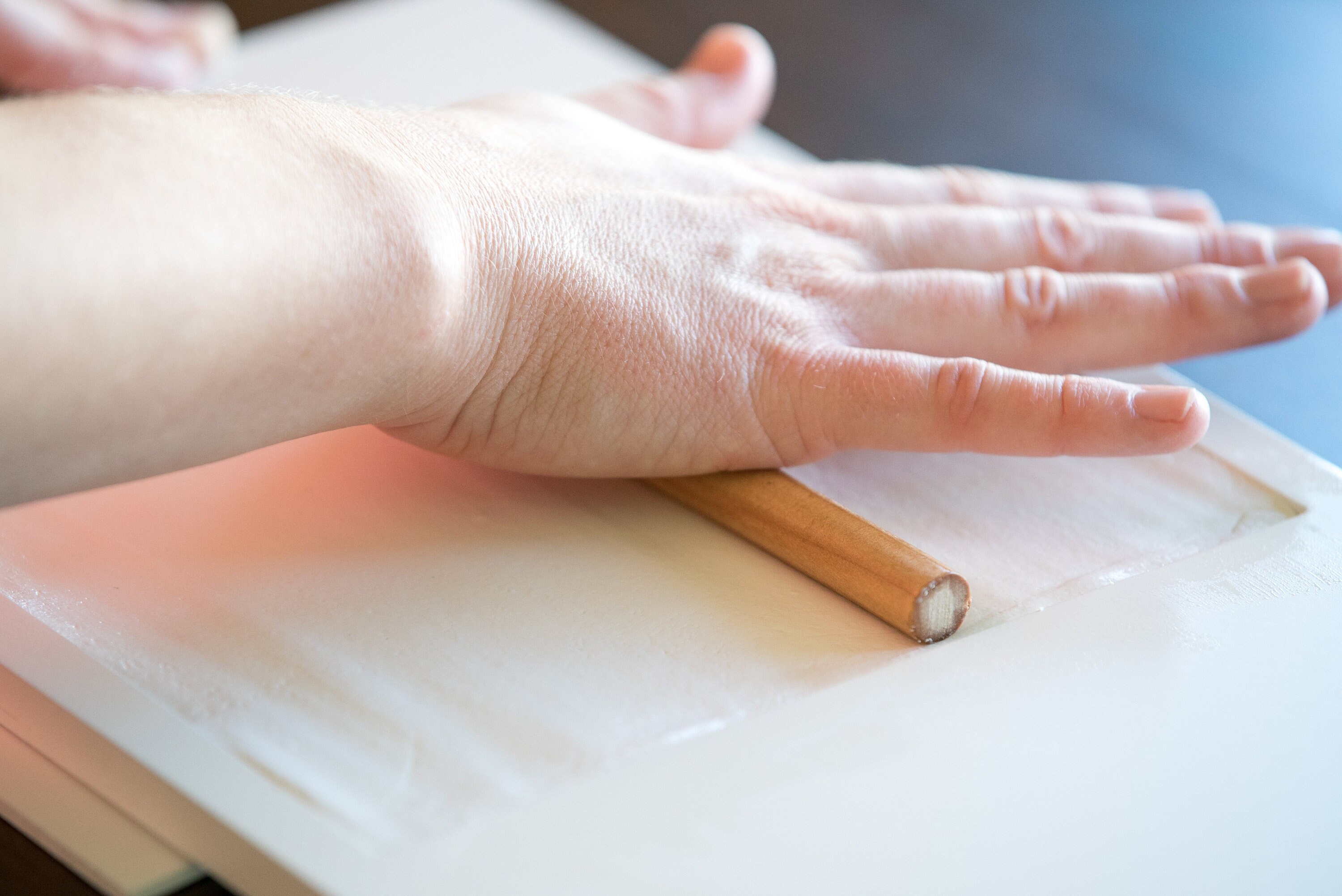DELUXE Baby Footprint Picture Frame Newborn Keepsake Kit | Etsy