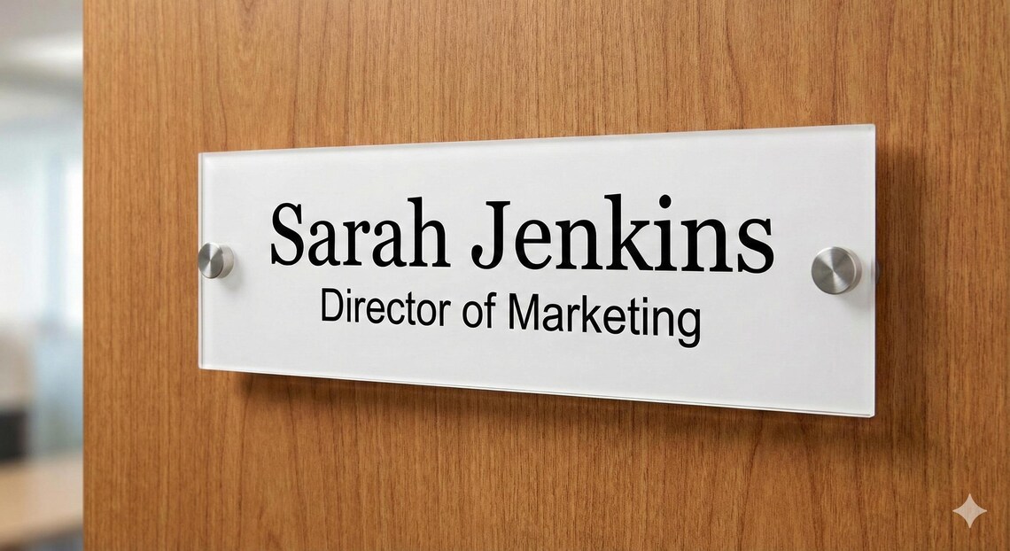 Custom Acrylic Directory Sign – Modern Office Wayfinding - Etsy