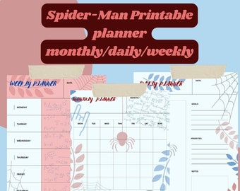 Spider Calendar - Etsy