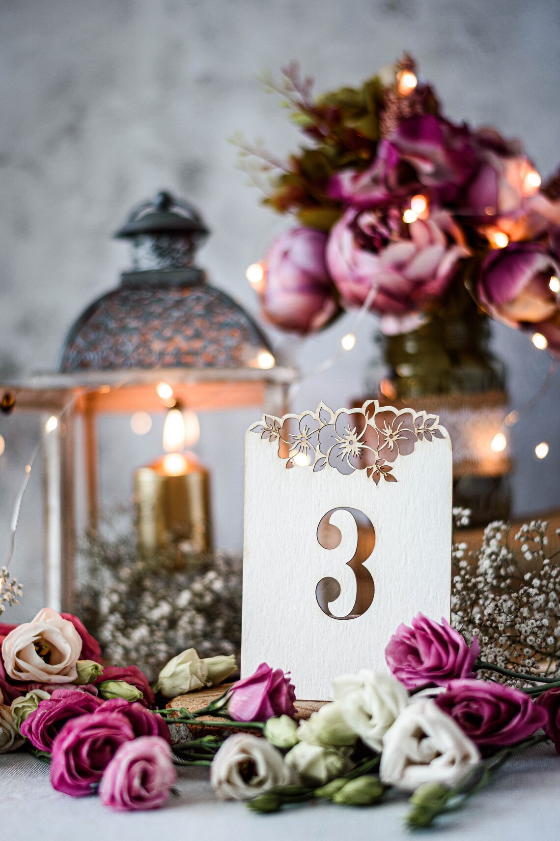 Unique Rustic Wedding Table Numbers - Etsy