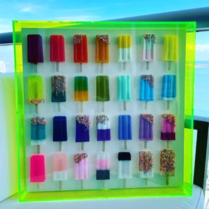 Pop Art Prince Popsicle POP ART With Acrylic Neon Frame, Pop Candy Art ...