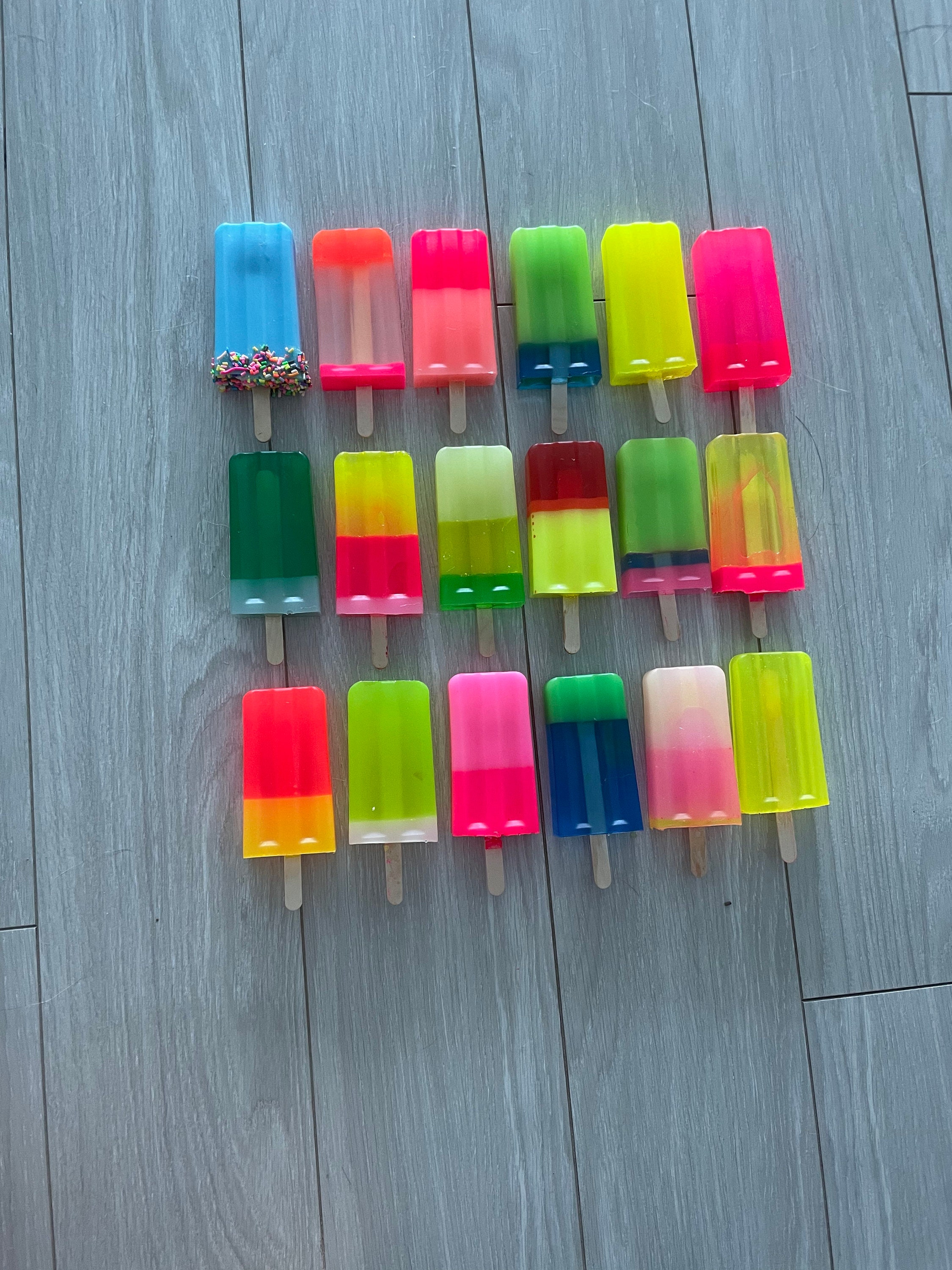 Resin Ice Pops Popsicle POP ART Visual Art Sculpture - Etsy
