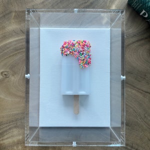 Pop Art Popsicle Sculpture: Acrylic Framed Individual Pop - Etsy