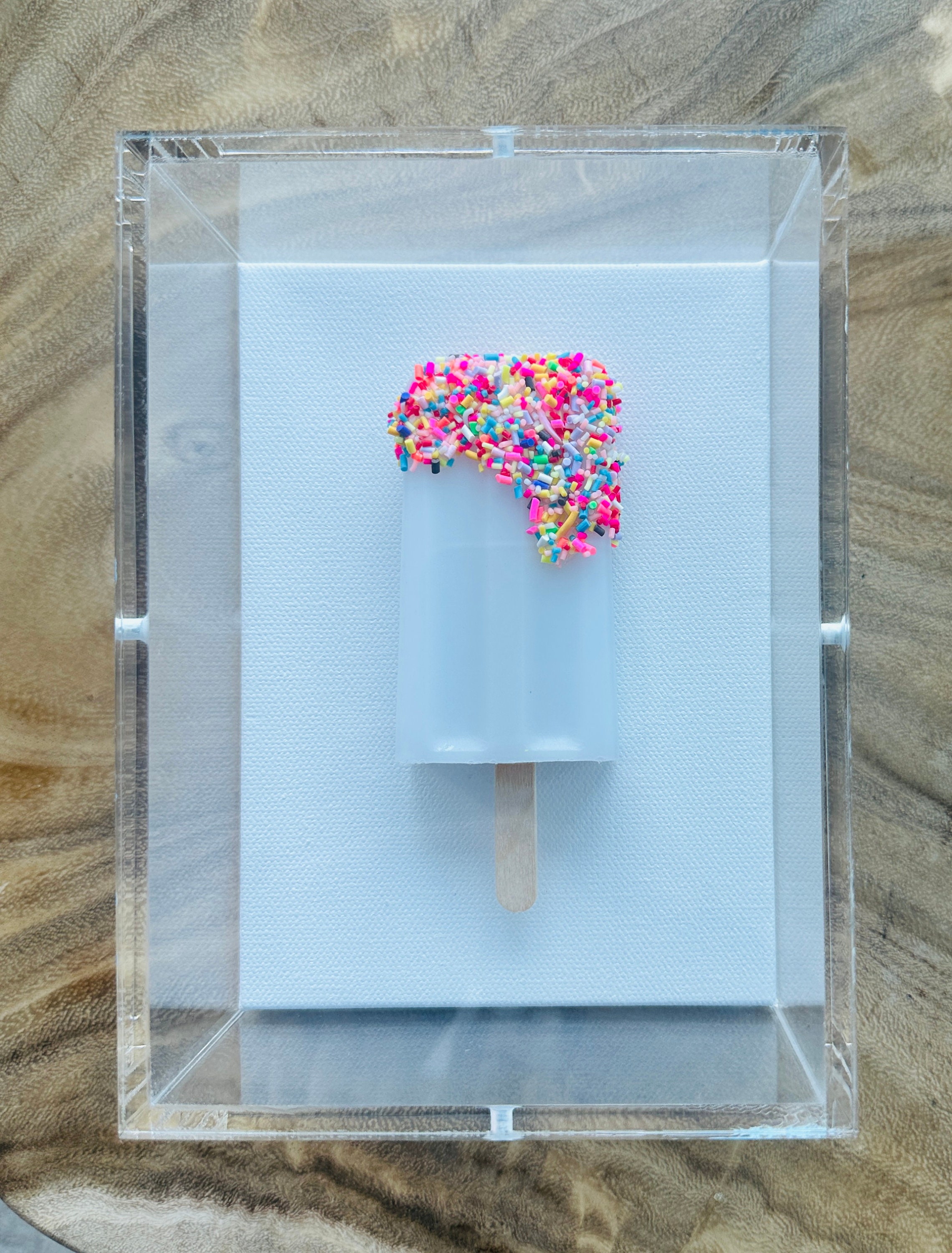 Pop Art Popsicle Sculpture: Acrylic Framed Individual Pop - Etsy