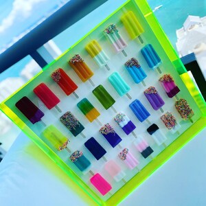 Pop Art Prince Popsicle POP ART With Acrylic Neon Frame, Pop Candy Art ...