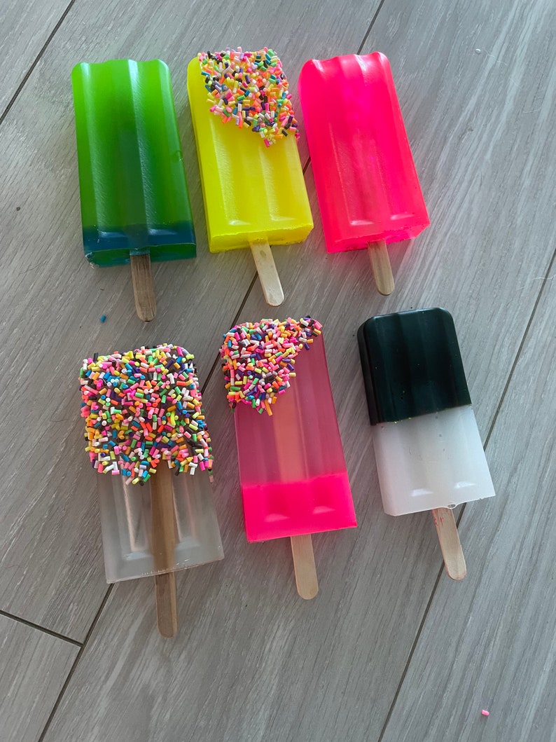 Resin Ice Pops Popsicle POP ART Visual Art Sculpture - Etsy