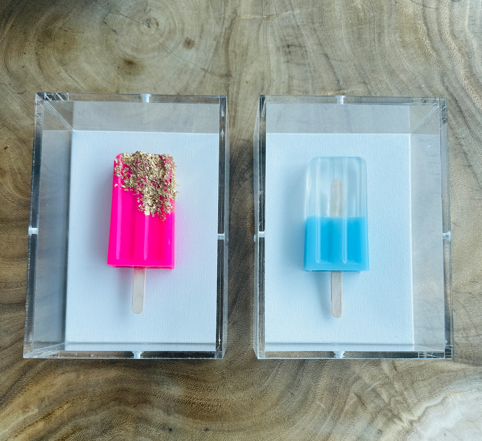 Pop Art Popsicle Sculpture: Acrylic Framed Individual Pop - Etsy
