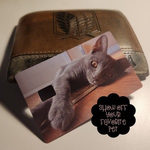 Personalized Debit / Credit Card Skin Custom Vinyl Sticker Cover ...