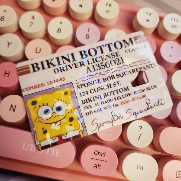 Debit Card Cover Spongebob - Etsy