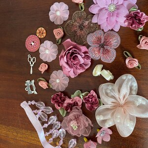 Junk Journal Inspiration Creative Kit, Lace Trims Scraps Embellishment ...