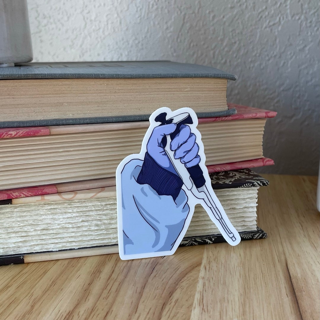 Pipette Sticker Micropipette Sticker Graduation Gift for Biologist ...