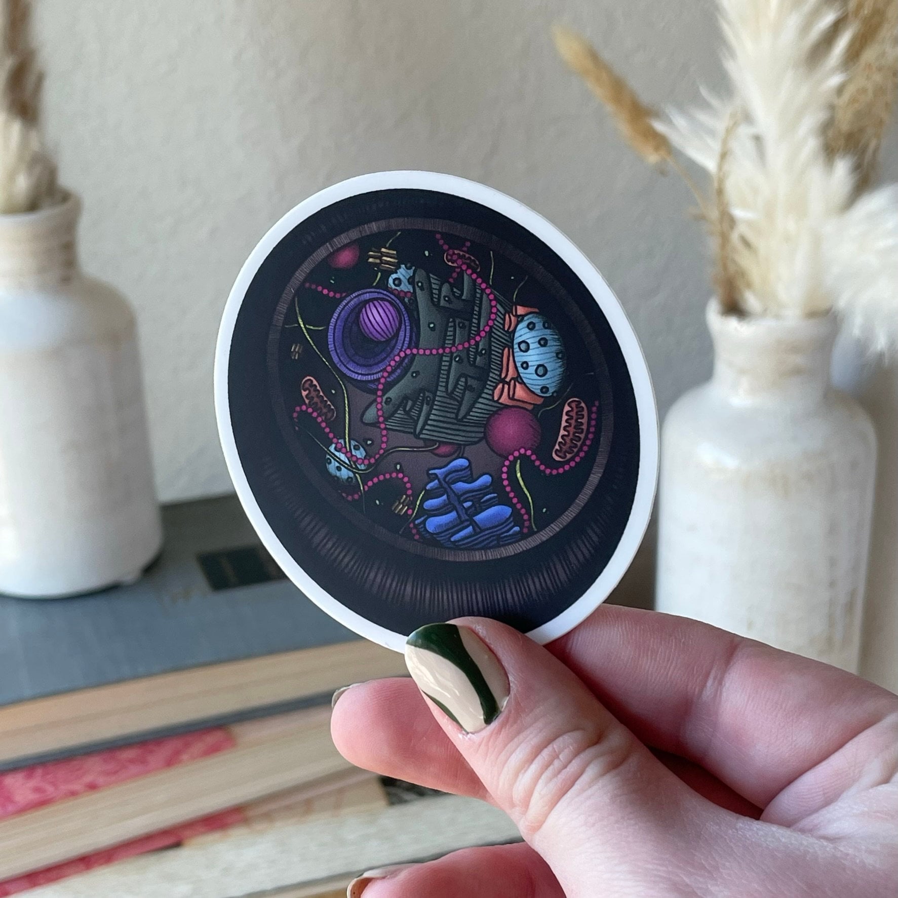 Cell Sticker Gift for Scientist Microbiology Sticker Graduation Gift ...