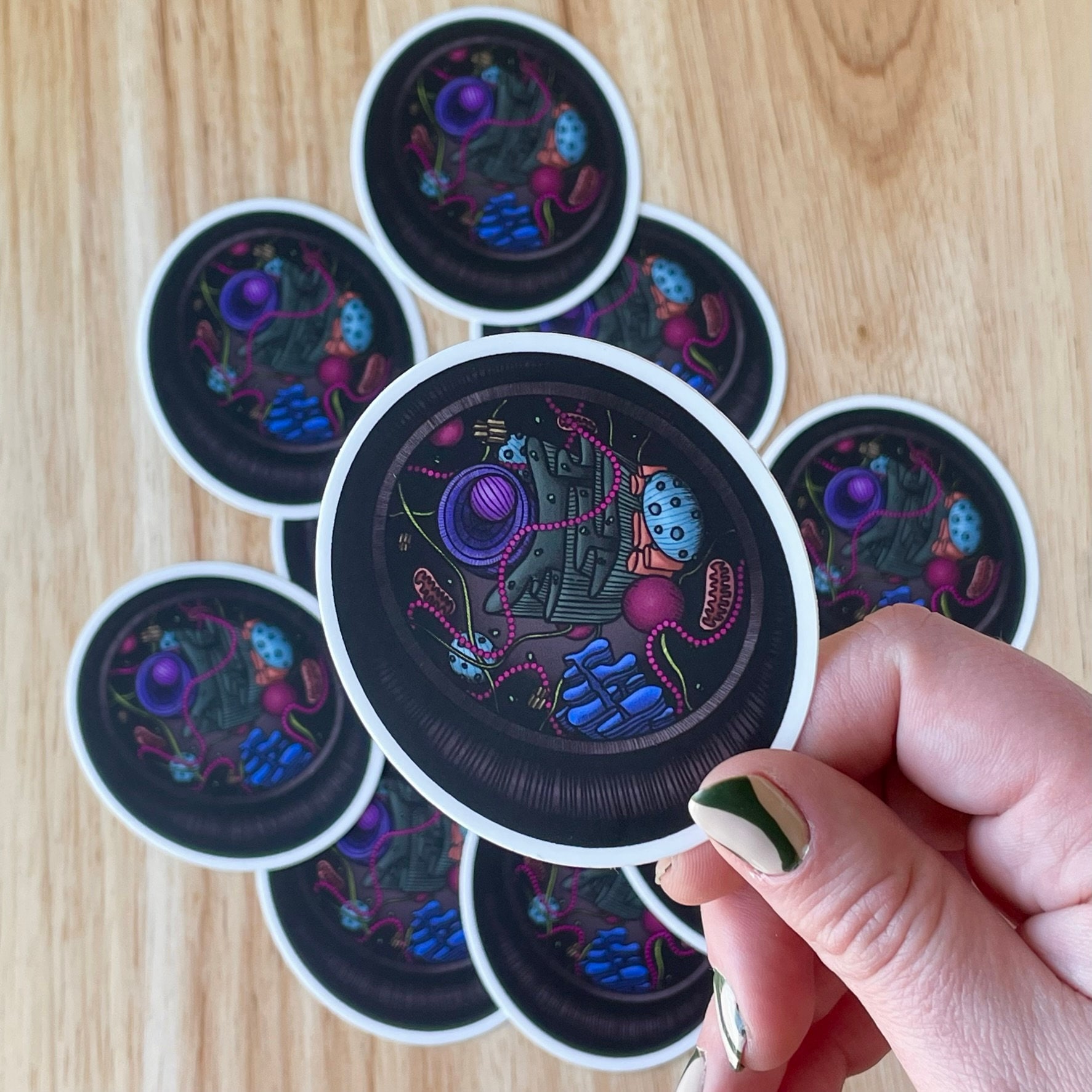 Cell Sticker Gift for Scientist Microbiology Sticker Graduation Gift ...