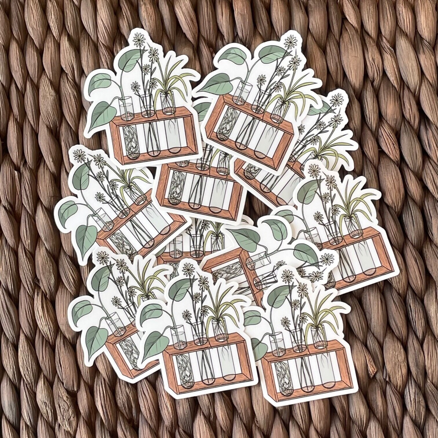 Plant Propagation Tubes Sticker Gift for Plant Lover Plant - Etsy