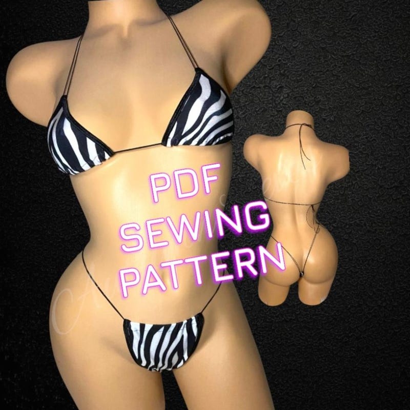 Micro Bikini Pattern - Etsy