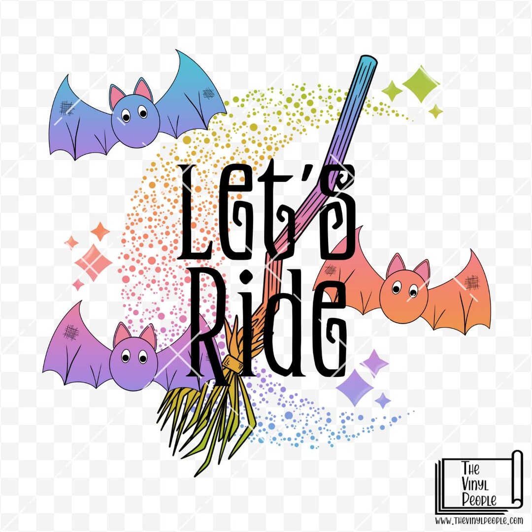 Lets Ride Vinyl Decal - Etsy