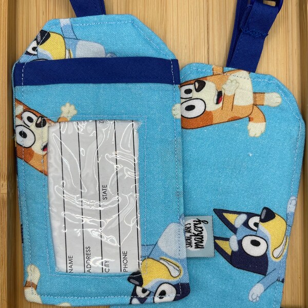 Personalized Bluey Bag Tag - Etsy