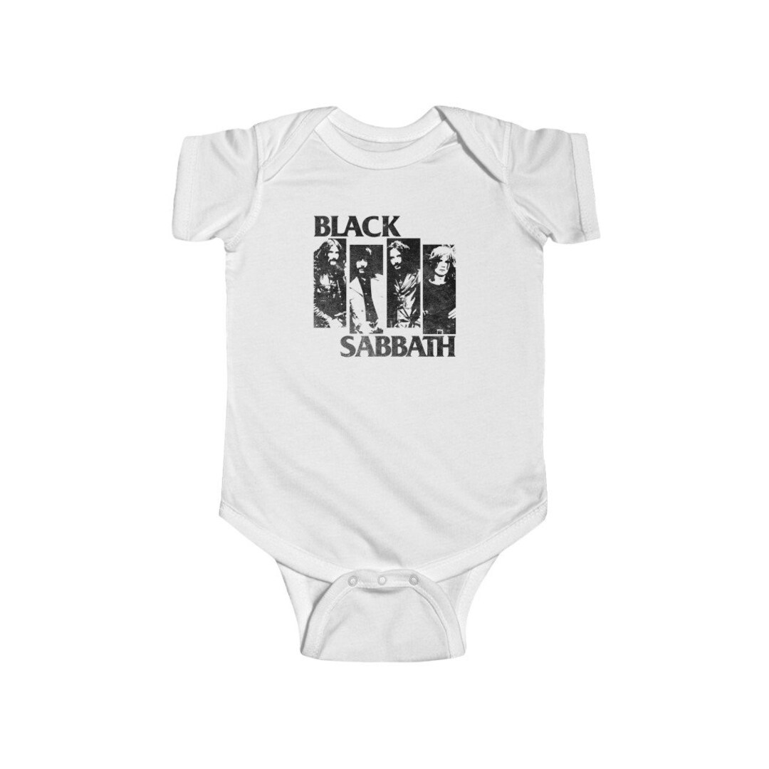 Black Sabbath Baby Onesie in the Black Flag Logo Funny Baby - Etsy
