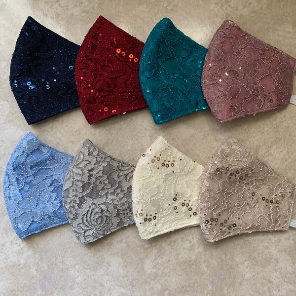 Lace Mask - Etsy